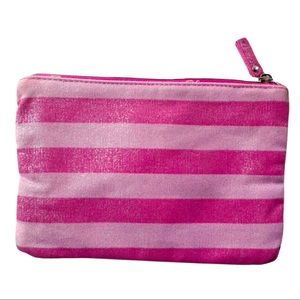 Victoria's Secret | Bags | Victorias Secret Pink Stripe Shimmery Makeup ...